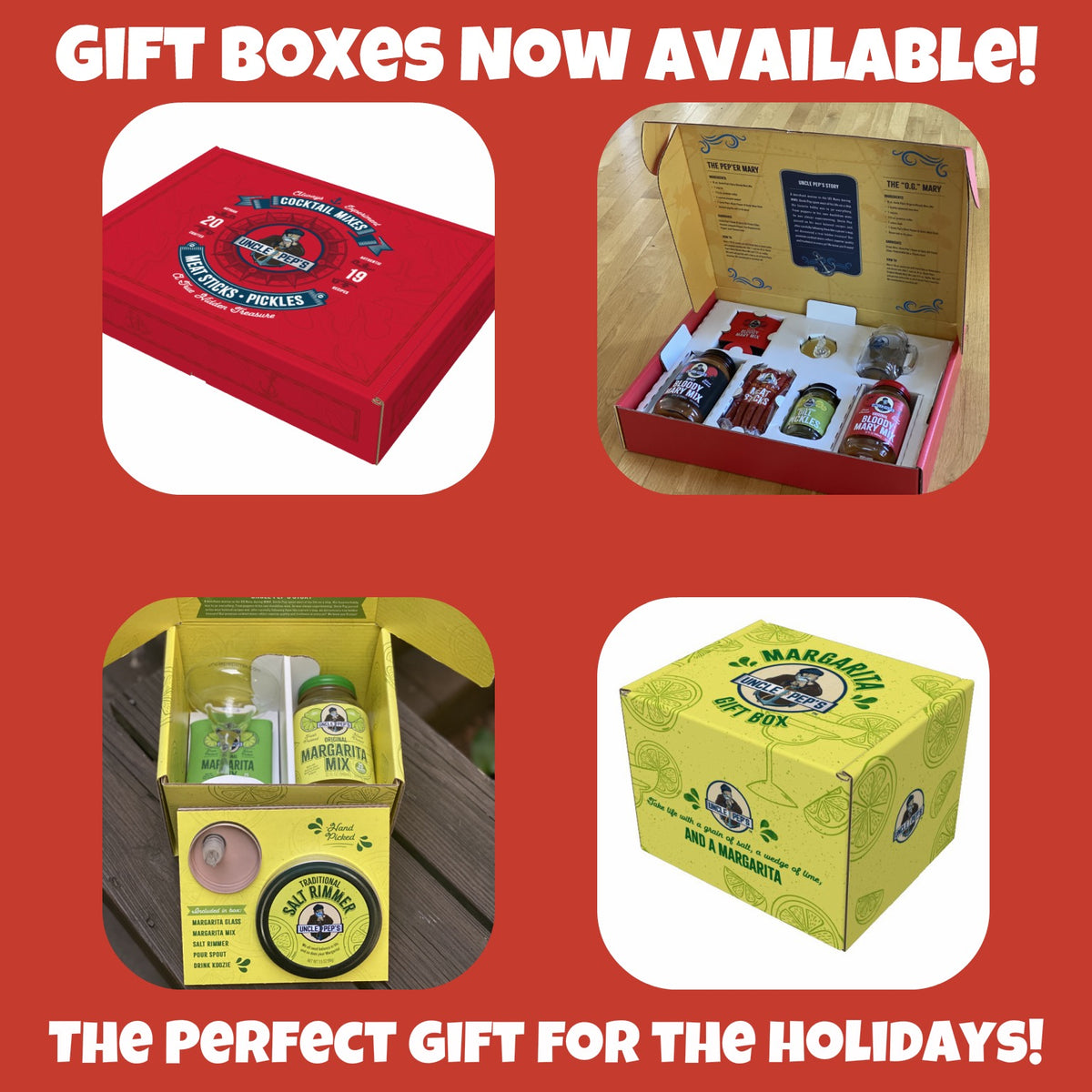 Holiday Gift Boxes Now Available! – Uncle Pep's LLC